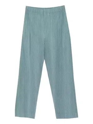 Issey Miyake Pleated Trousers - Blue