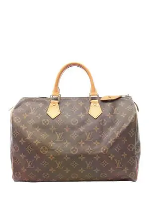 LOUIS VUITTON LOUIS VUITTON Speedy 35 Monogram Bag Brown