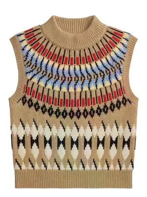 Polo Ralph Lauren Fair Isle Sweater Vest - Neutrals