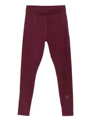 Adidas By Stella McCartney Logo-print Panelled Leggings - Red