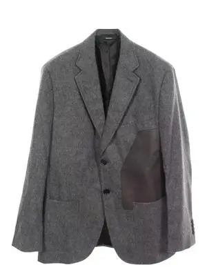 Hermès 2010s Notched-lapels Blazer - Grey