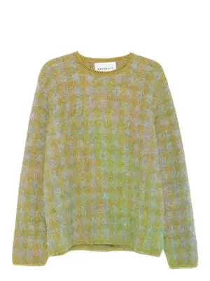 AMARANTO Brushed-knit Sweater - Green