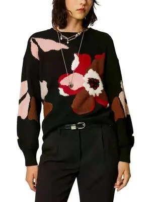 TWINSET TWINSET Floral Intarsia Jumper