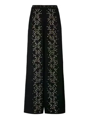 TEMPERLEY LONDON Oberon Palazzo Pants - Black