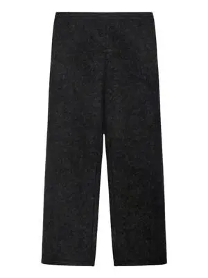 JIL SANDER Felted Wool-blend Trousers - Grey