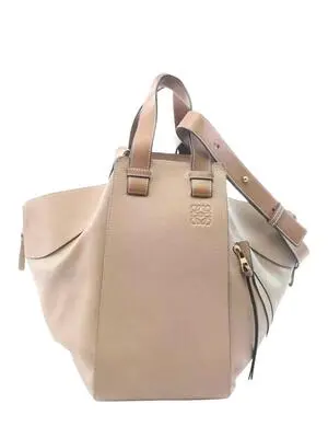 Loewe Hammock Two-Way Handbag Neutrals
