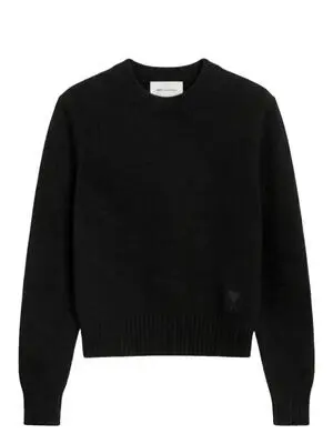 AMI Paris De Coeur Jumper - Black