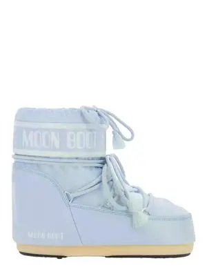 Moon Boot Logo-print Lace-up Boots - Blue