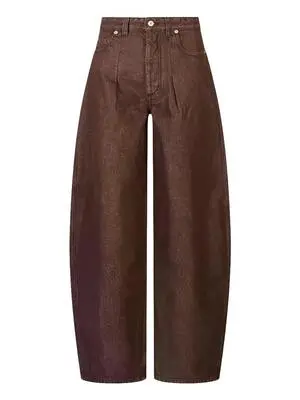Jacquemus The De-nîmes Ovalo Denim Pants - Brown