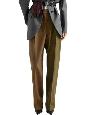 PRADA Prada Wool Pleated Trousers