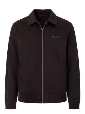 PAUL SMITH Paul Smith Corduroy Trim Zip-Up Jacket
