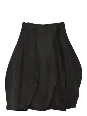 LITKOVSKA Layered-panel Balloon Midi Skirt - Black