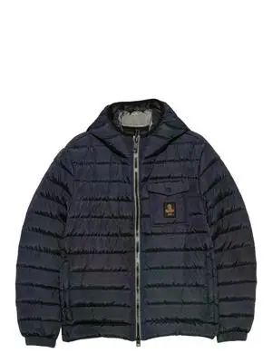 REFRIGIWEAR Hunter Quilted Hooded Jacket - Blue