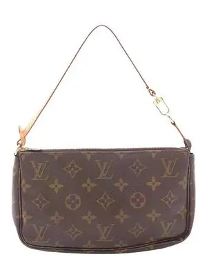 LOUIS VUITTON Monogram Pochette Accessories Shoulder Bag - Brown