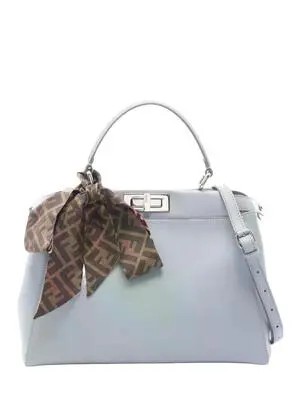 Fendi Fendi Peekaboo Shoulder Bag Blue