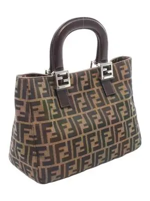Fendi 2000s Zucca Tote Bag - Brown
