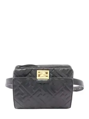 FENDI Fendi FF Embossed Leather Belt Bag