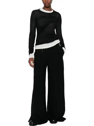 RICK OWENS RICK OWENS Ribbed-Waist Trousers