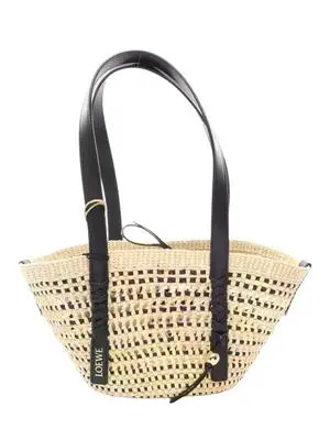 Loewe Loewe Paula's Ibiza Braided Basket Bag Neutrals