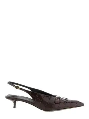 Jacquemus Les Slingbacks Cubisto B Pumps - Red