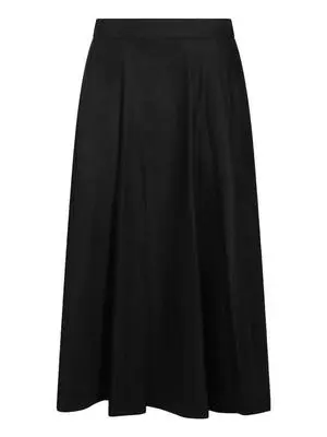 MAX MARA S Max Mara Pleated A-Line Midi Skirt