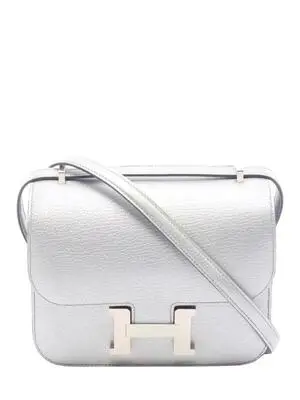 Hermès Hermès 2026 Mini Constance 3 Shoulder Bag Silver