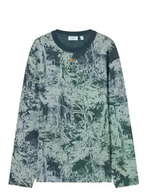 Off-White City Nature Relaxed Long Sleeve T-shirt - Blue