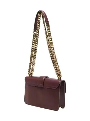 Just Cavalli Snake Plaque Chain Shoulder Bag - Red