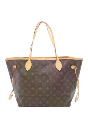 LOUIS VUITTON Monogram Canvas MM Neverfull Tote Bag Brown
