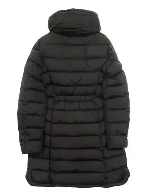 Moncler Flammette Hooded Down Coat - Black