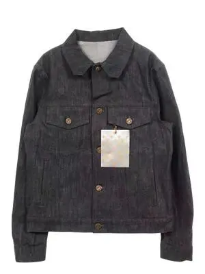 LOUIS VUITTON Monogram Dna Denim Jacket - Grey