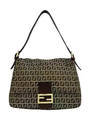 FENDI Fendi Zucchino Mamma Forever Shoulder Bag