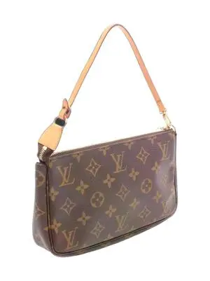 LOUIS VUITTON Monogram Pochette Accessories - Brown