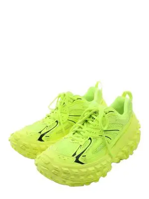 Balenciaga Mesh Paneled Chunky Sole Sneakers - Yellow