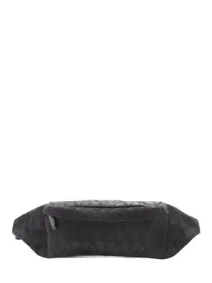 Valentino Garavani Toile Iconograph Belt Bag - Black