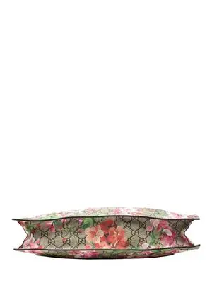 Gucci Gg Supreme Blooms Convertible Tote Satchel - Neutrals
