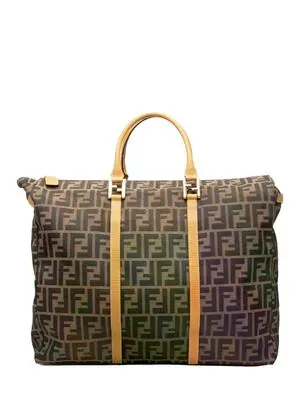 Fendi 20th Century Zucca Canvas Travel Bag - Brown