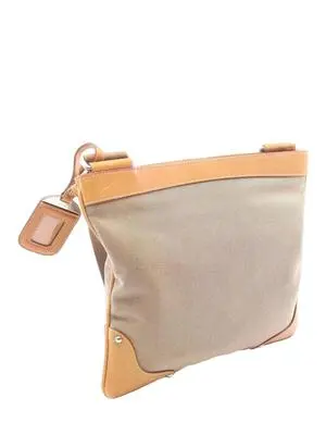 Prada 2000s Logo-jacquard Shoulder Bag - Neutrals