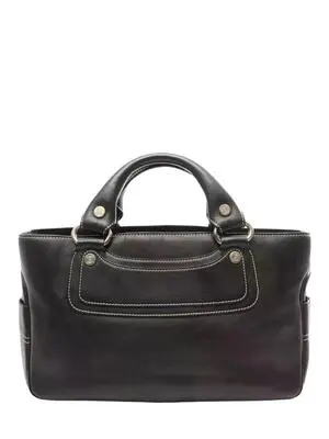 Celine Celine Black Leather Boogie Handbag Black