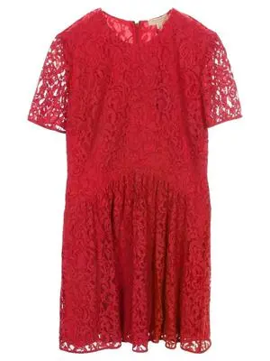 Burberry Lace Dress - Red