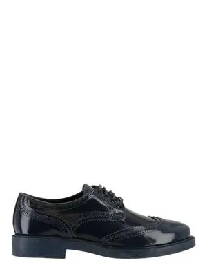 TOD'S Brogue Detail Derby Shoes - Blue