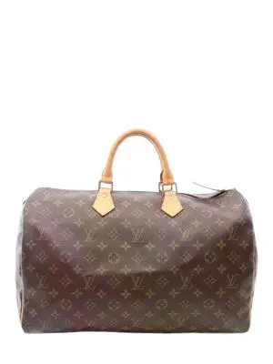 LOUIS VUITTON Speedy Monogram Handbag - Brown