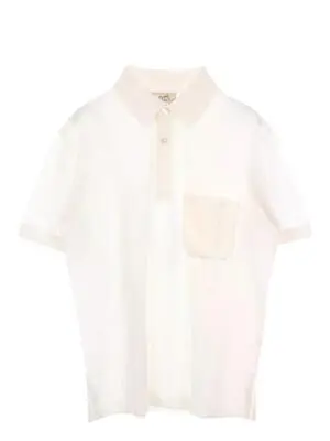 Hermès 2010s Short-sleeve Polo Shirt - White