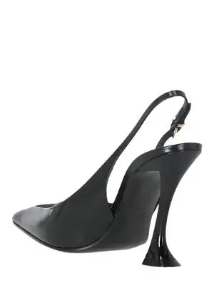 LANVIN Serenade Slingback In Leather - Black