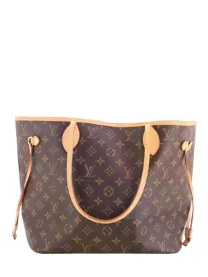 LOUIS VUITTON Louis Vuitton Neverfull MM Monogram Canvas Tote Bag