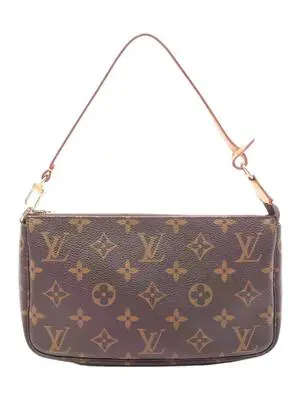 LOUIS VUITTON Pochette Accessoires Monogram Bag - Brown