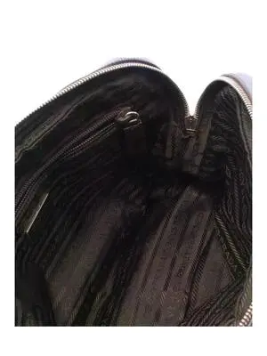 PRADA PRADA Leather Trimmed Tote Bag
