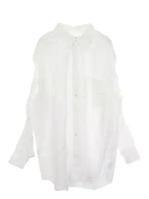 Comme Des Garçons 2010s Long-sleeved Shirt - White