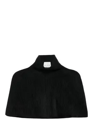 SA SU PHI Ribbed-knit Cashmere Dickey - Black