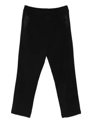 Premiata Logo-patch Drawstring Track Pants - Black